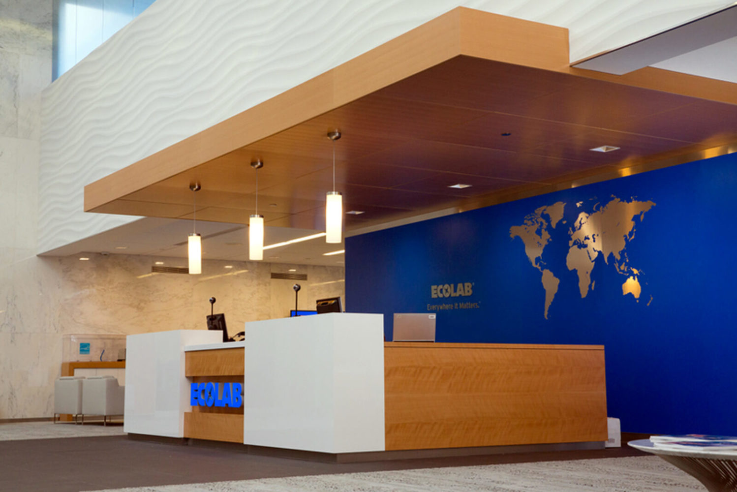 Ecolab Lobby - Maman Corp